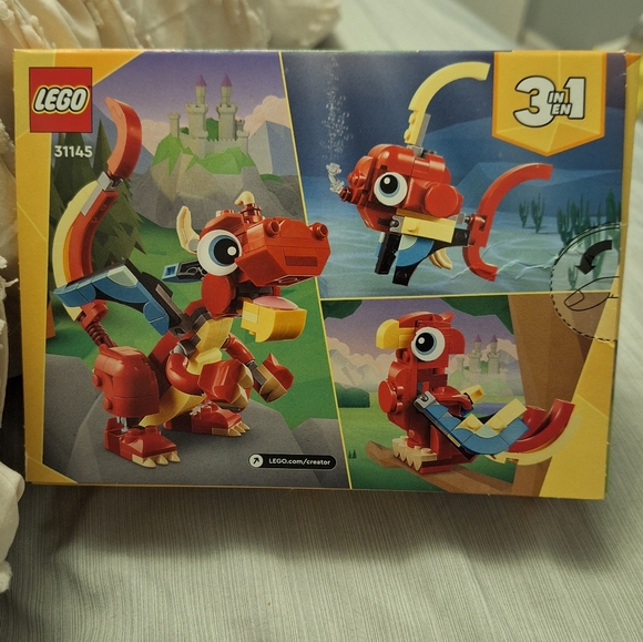 Lego | Toys | Lego Creator Red Dragon Fish Parrot Building Toy | Poshmark
